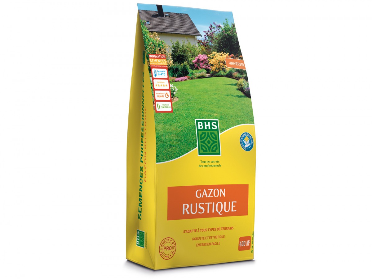 Gazon rustique 10 Kg BHS - Soergen Distribution